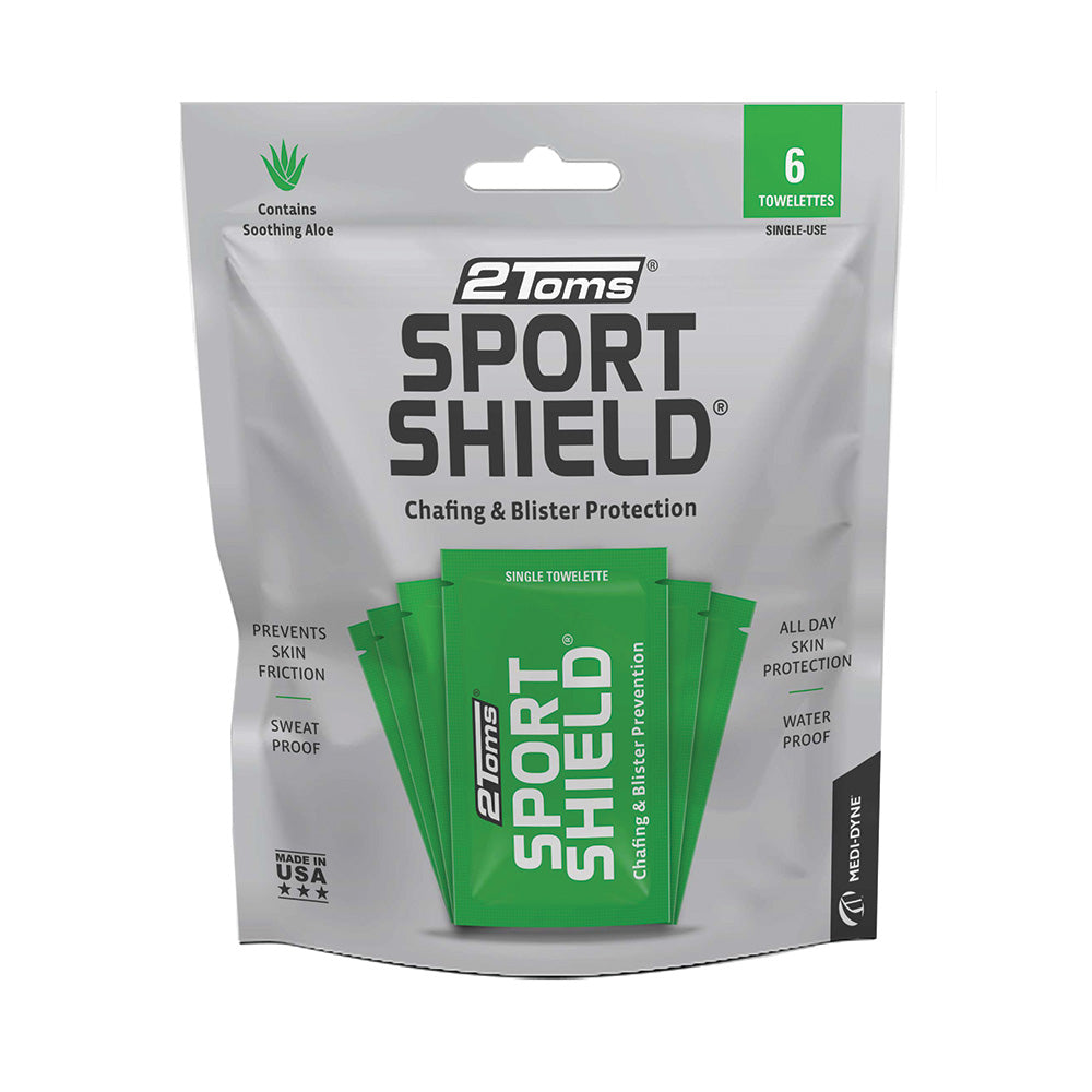 2Toms SportShield Towelettes, 6-Pack | Medi-Dyne Wholesale Store