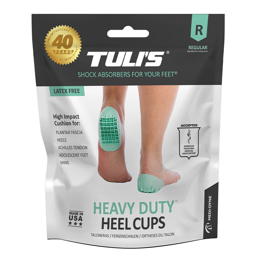 Tuli's Heavy Duty Heel Cups | Medi-Dyne Wholesale Store
